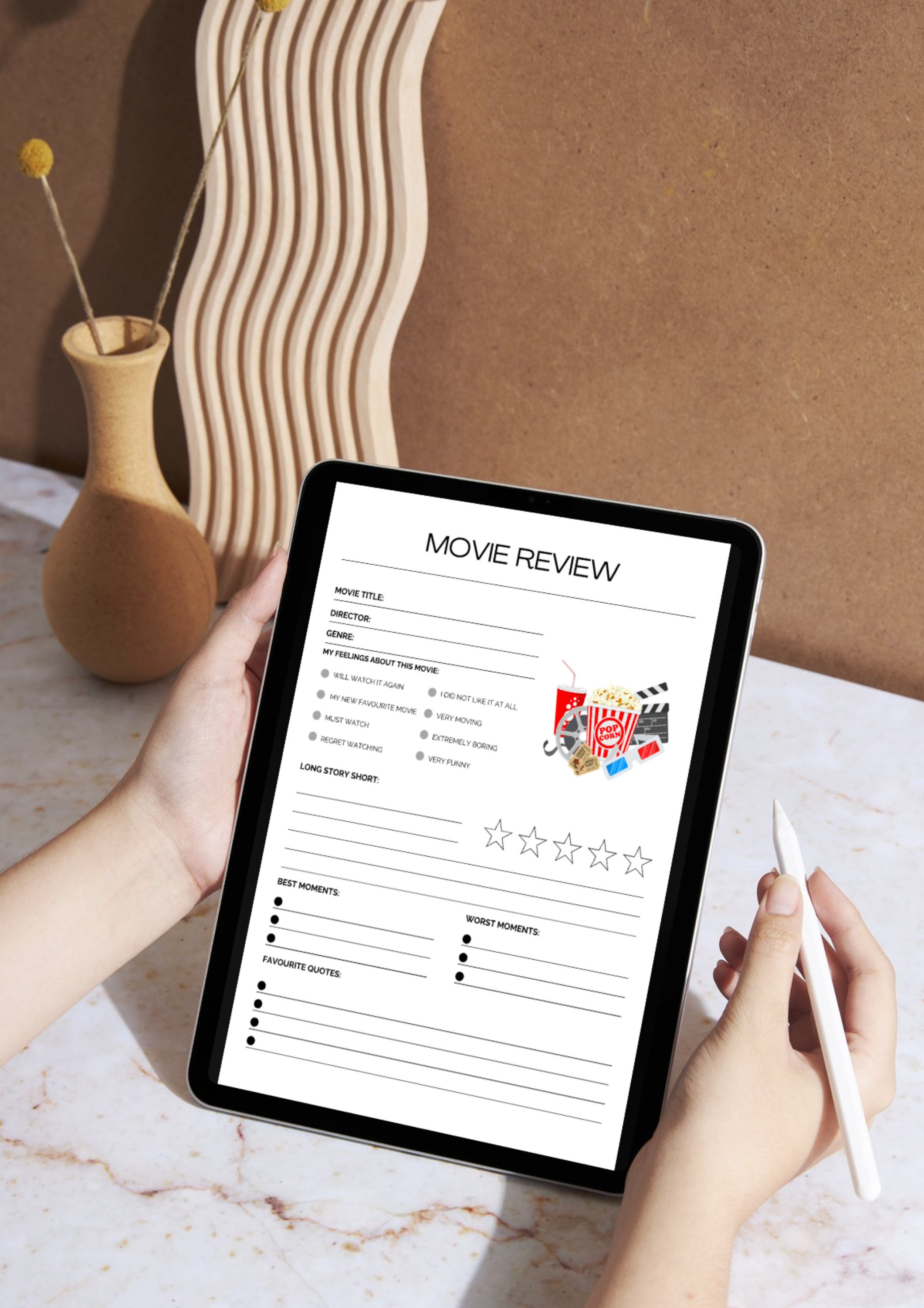 Movie Review Worksheet, Worksheet for Movies, Movie Review, Movie ...