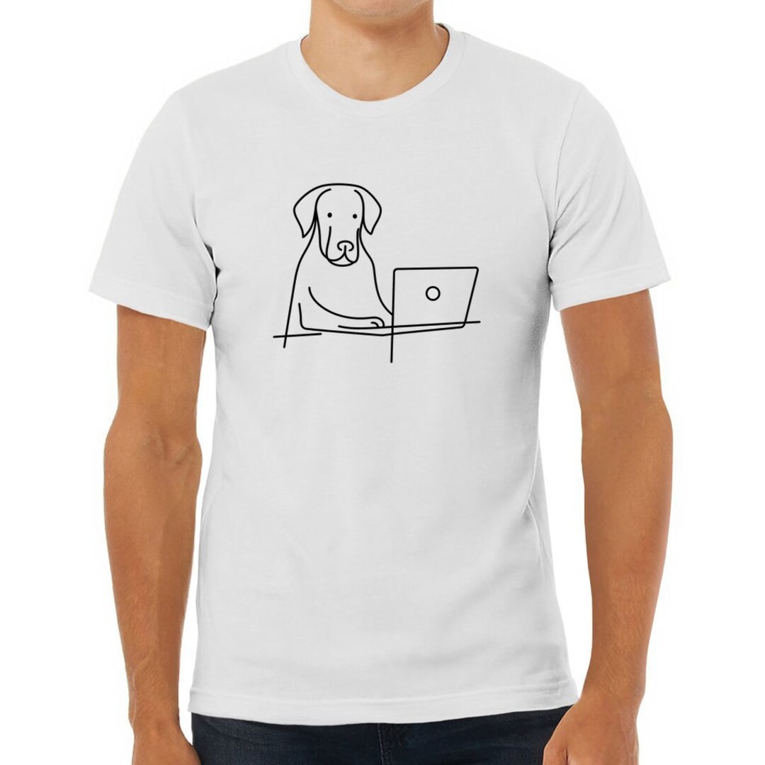 Dog Using Laptop, New Funny Image, Computer, Dog Typing, Fathers Day ...