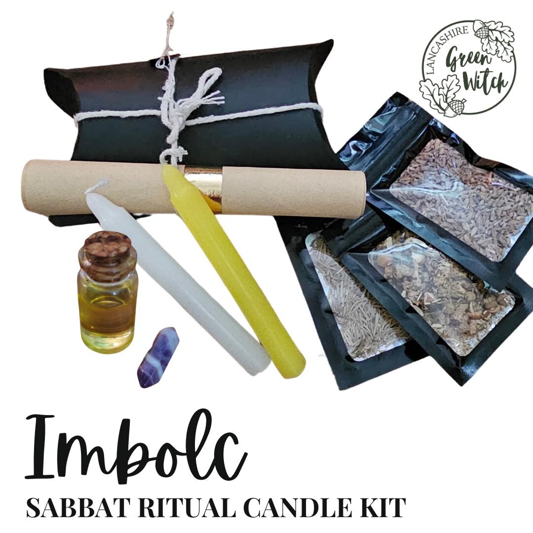 Imbolc Ritual Candle Kit / Sabbat Ritual Candle Kit Choose Your Sabbat ...