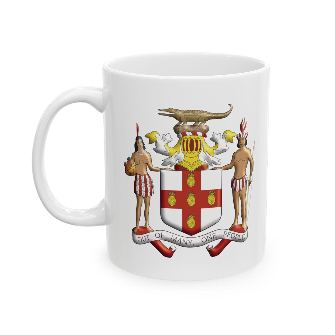 Jamaica Ceramic Mug, Jamaican Gift for Mom or Dad, Coffee Cup 11oz ...