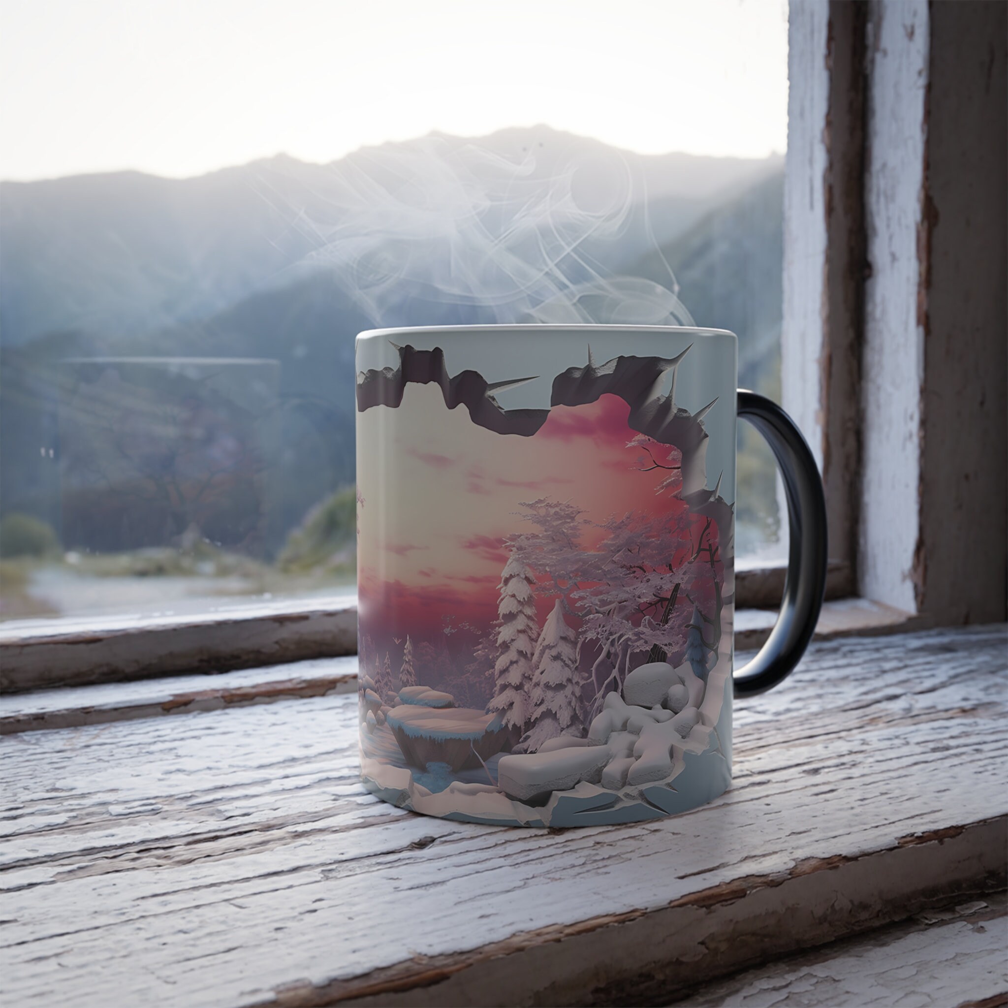 Color Changing Mug, Heat Activated Mug, Magic Photo Mug, Anniversary ...