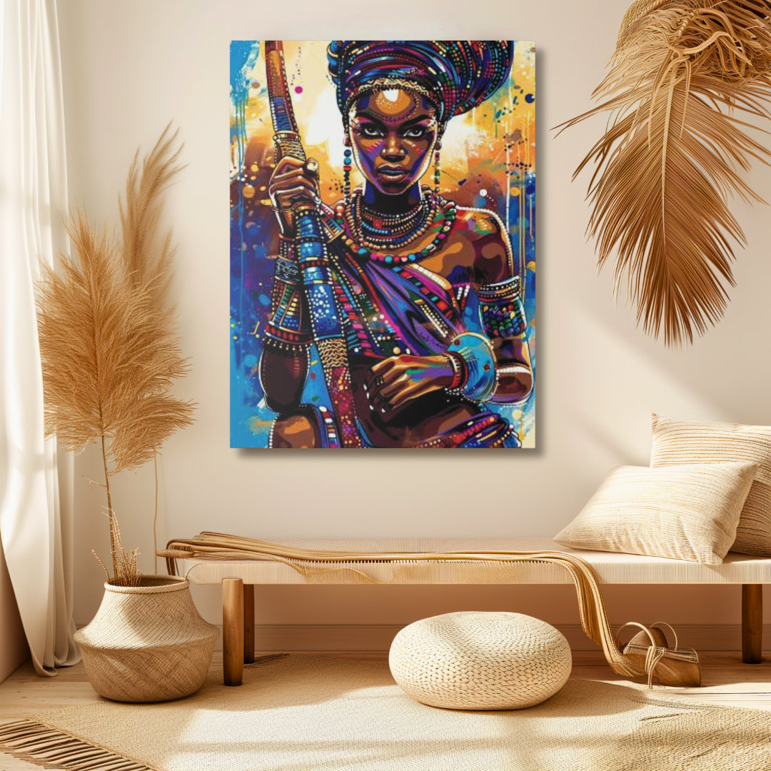 Oya Orisha Canvas Painting: Ethically Sourced, Eco-friendly Artwork ...