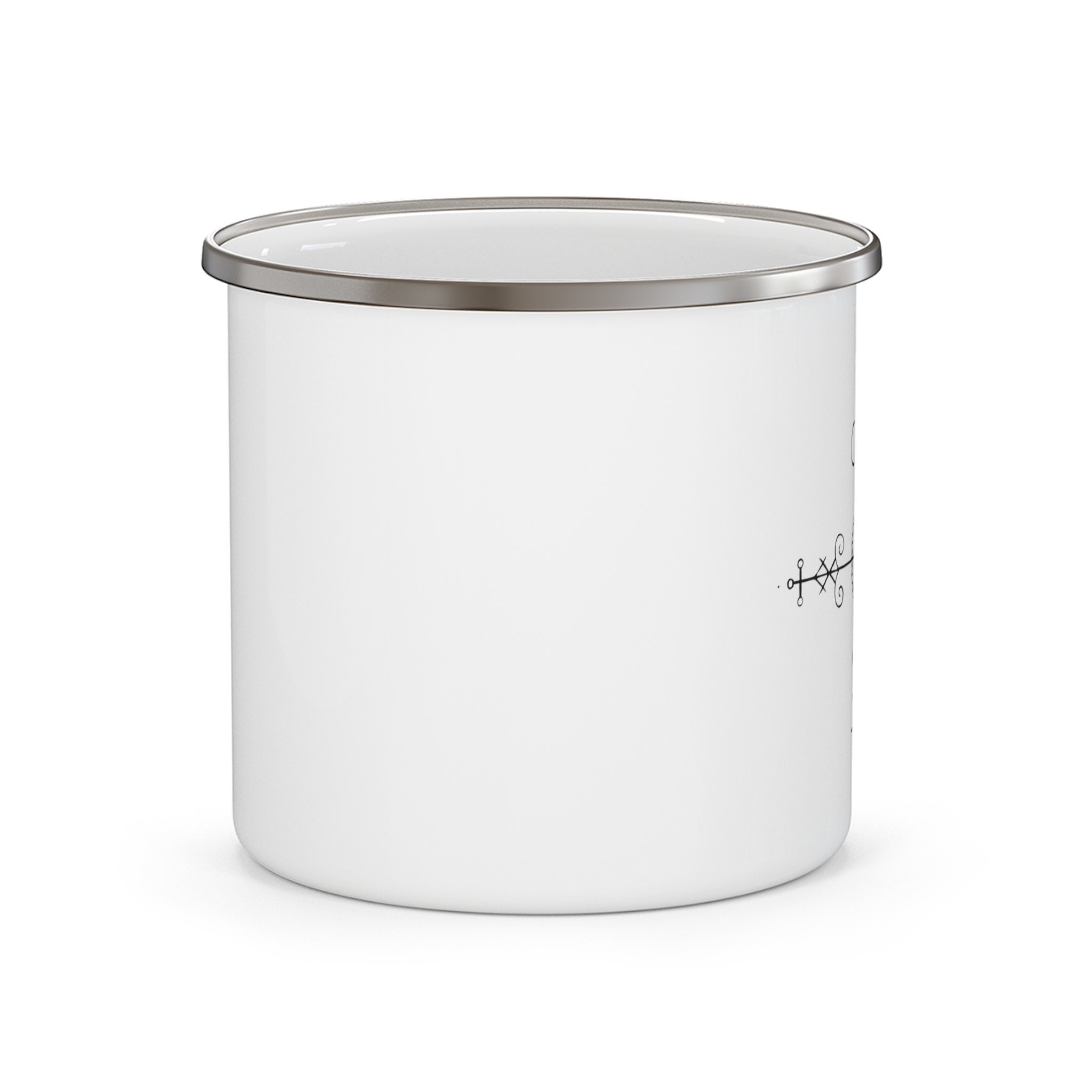 Simbi Enamel Mug: Embrace Serpent Spirit Blessings in Haitian Vodou ...