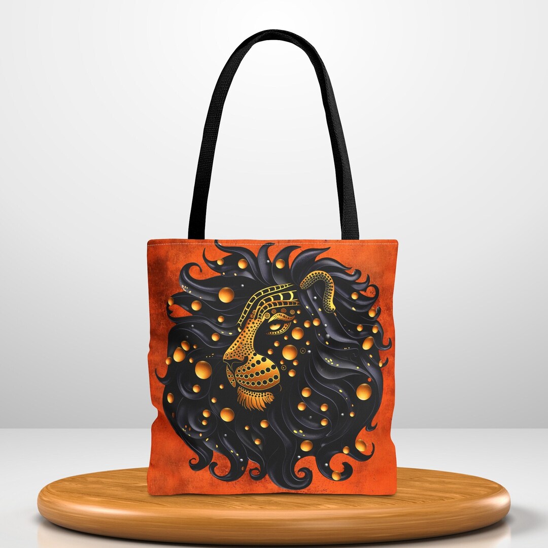 Leo Zodiac Sign Yayoi Kusama Tote Bag, Yayoi Kusama Tote Bag, Yayoi ...