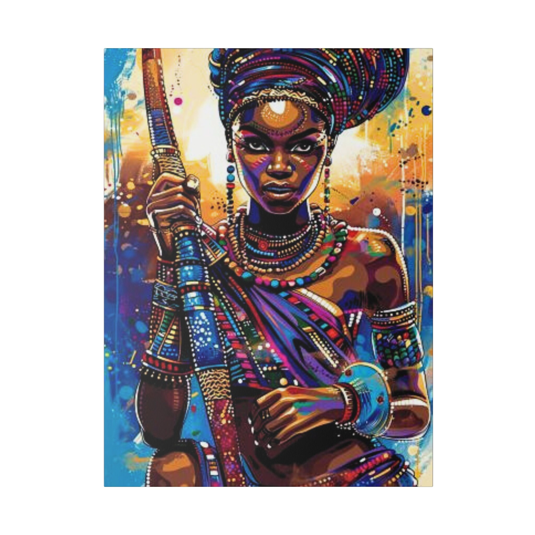 Oya Orisha Canvas Painting: Ethically Sourced, Eco-friendly Artwork ...