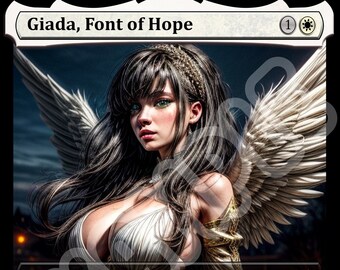 Giada Font of Hope MTG Custom Card PROXY - Etsy