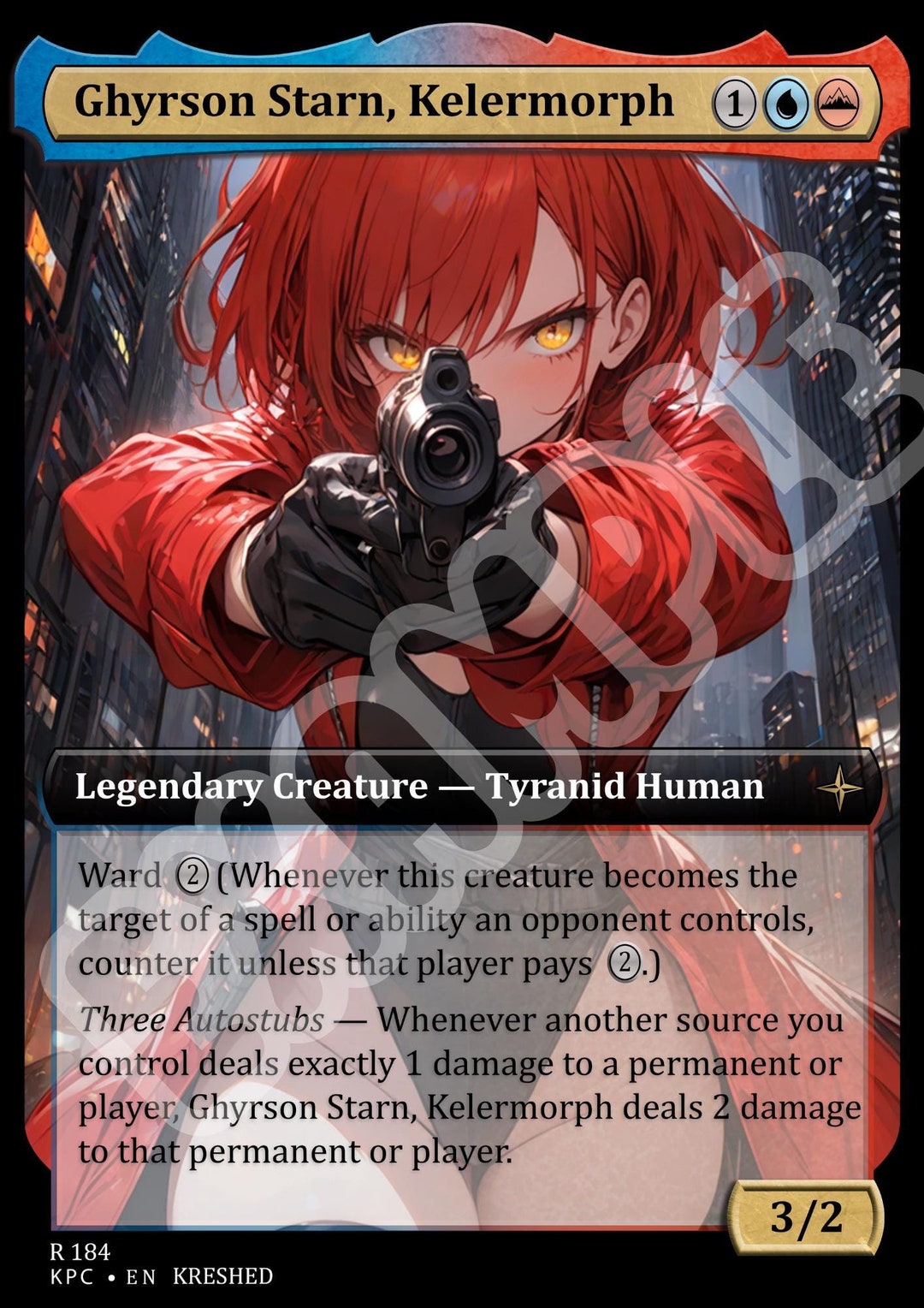 Ghyrson Starn, Kelermorph Anime Proxy Foil MTG Card - Etsy