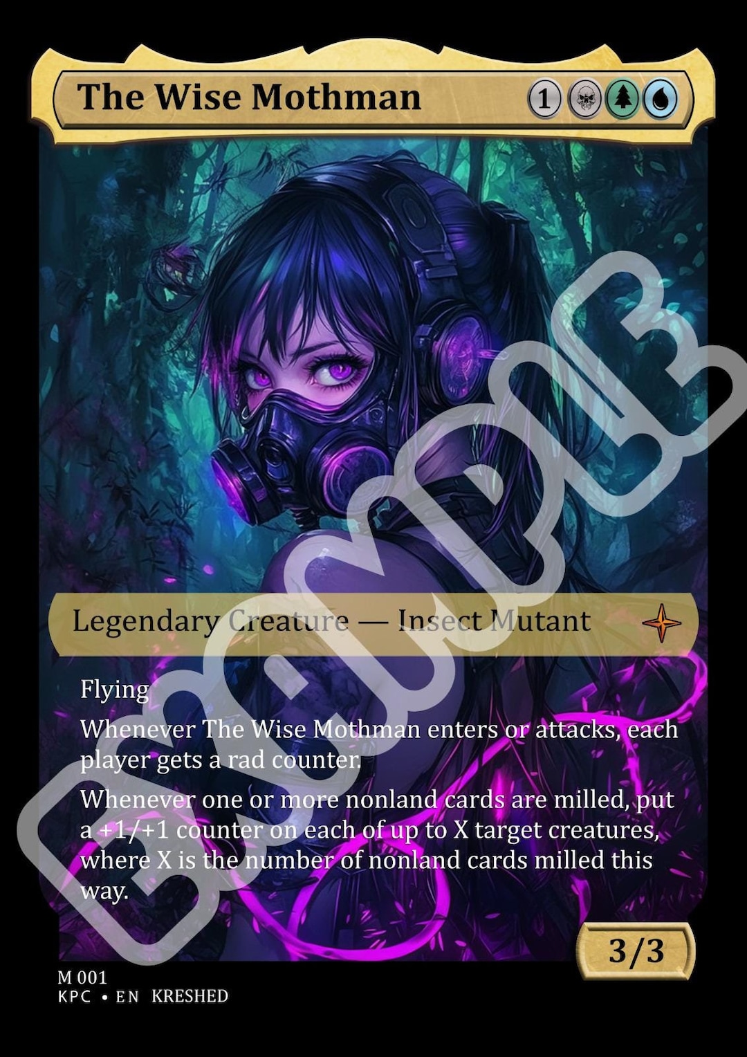 The Wise Mothman Proxy Foil MTG Card - Etsy