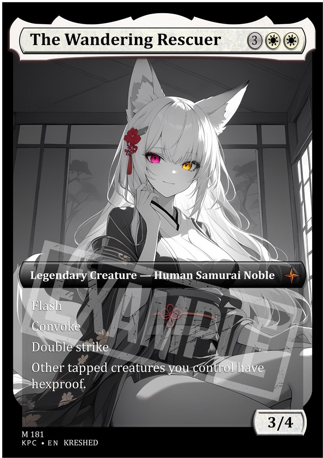 The Wandering Rescuer Anime Proxy Foil - Etsy