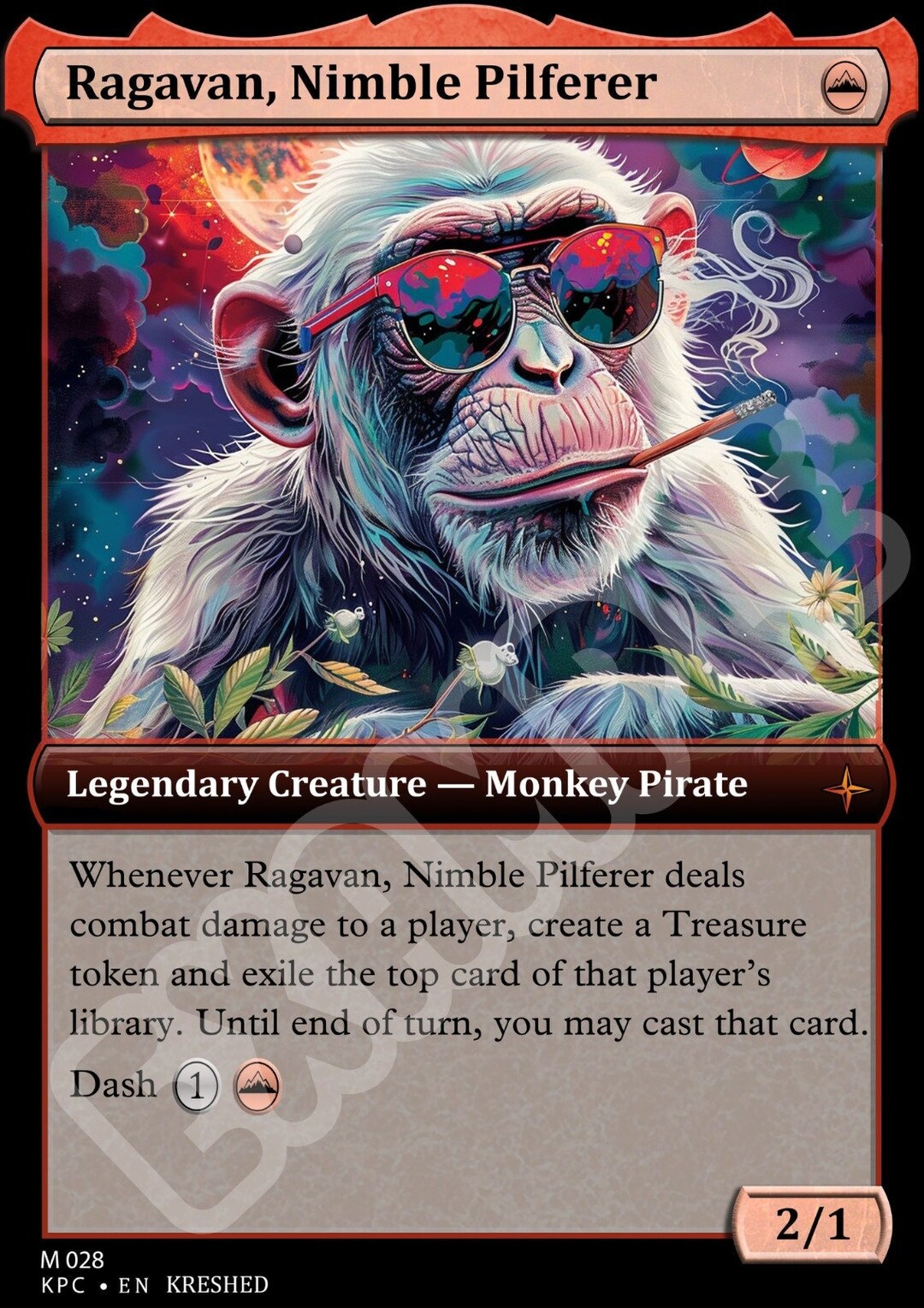 Ragavan, Nimble Pilferer Proxy Foil MTG Card - Etsy