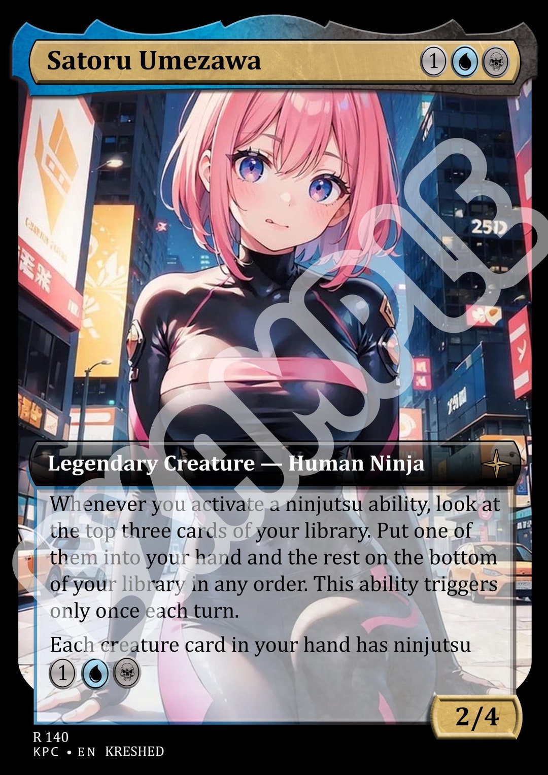 Satoru Umezawa Otaku Proxy Foil MTG Card - Etsy