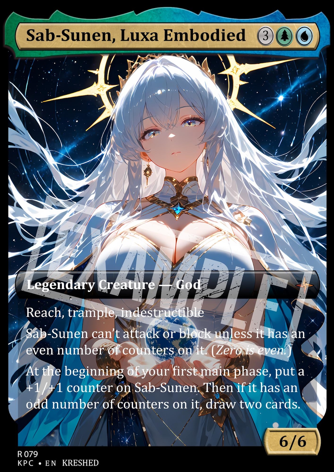 Sat-sunen, Luxa Embodied Waifu Proxy Foil - Etsy