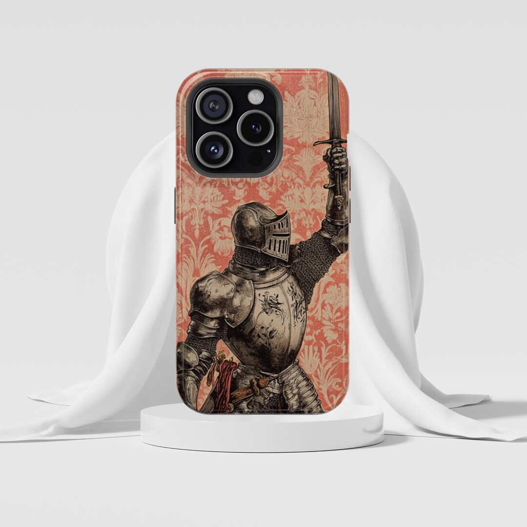 Magsafe Knight iPhone Case Medieval Aesthetic iPhone 13 14 15 16 17 Pro ...