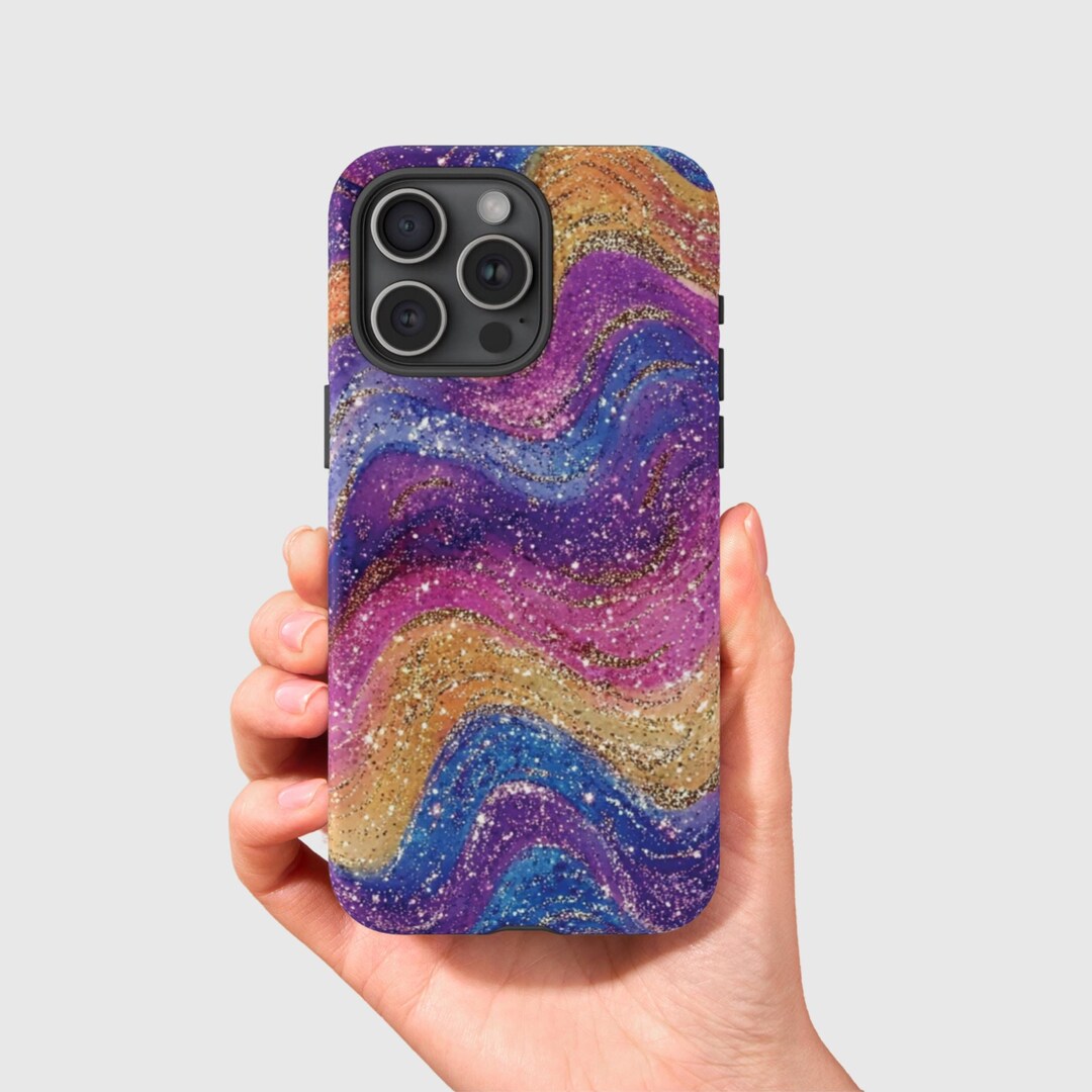 Colorful iPhone Case Cosmic Aesthetic iPhone 11 12 13 14 15 16 Pro Max ...