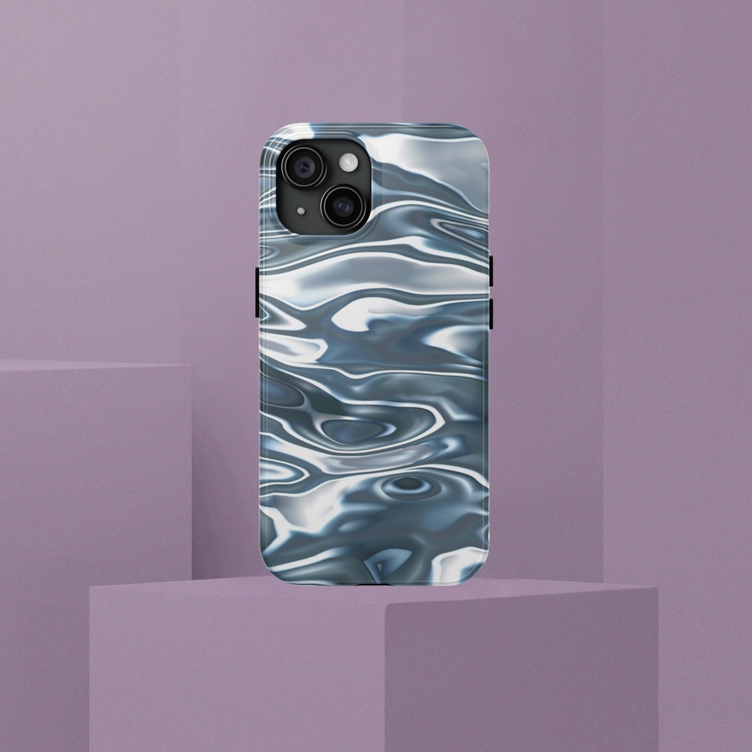 Water Ripple iPhone Case Trendy Silver iPhone Case Rich Girl Popular ...
