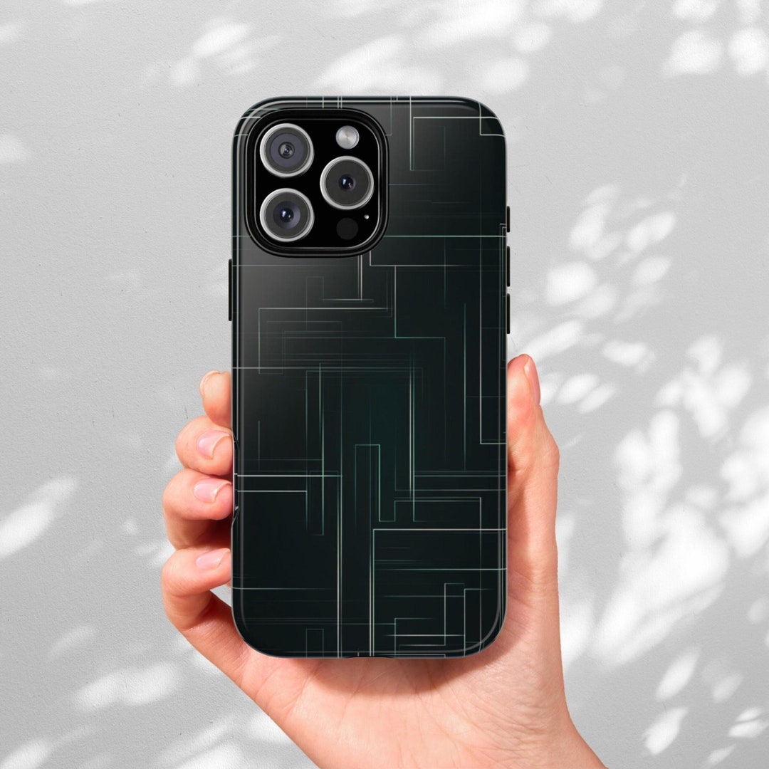 Modern iPhone Case Low Key Sleek Aesthetic iPhone 11 12 13 14 15 16 Pro ...