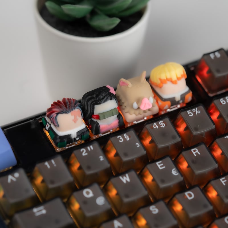 Demon Slayer Keyboard - Etsy