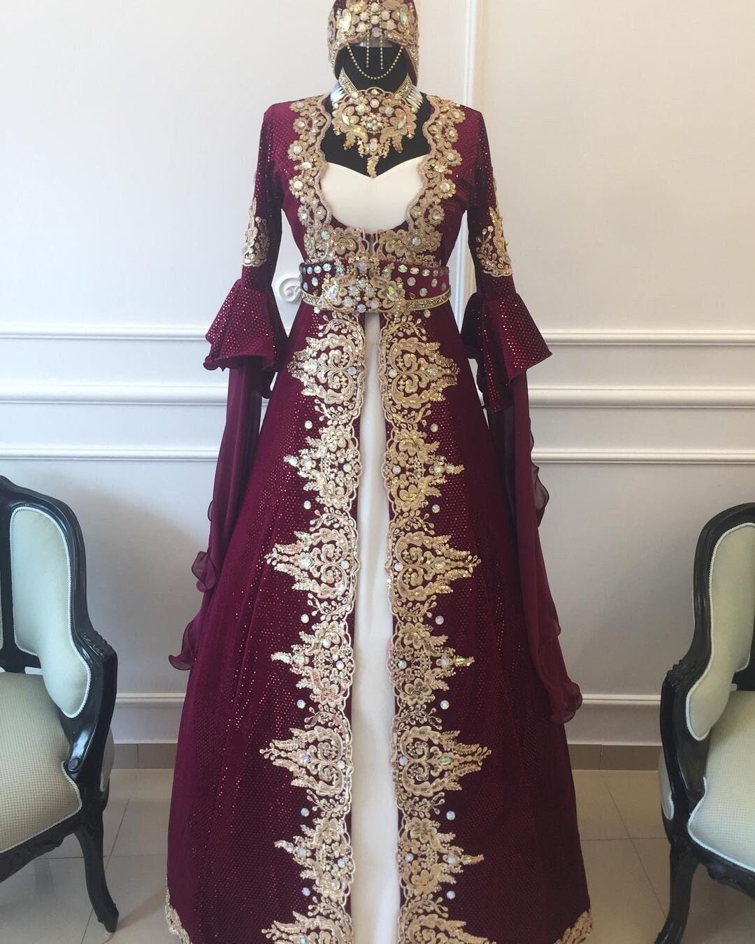 Traditional Embroidered Ottoman Bindalli, Dress, Bindalli Dress ...