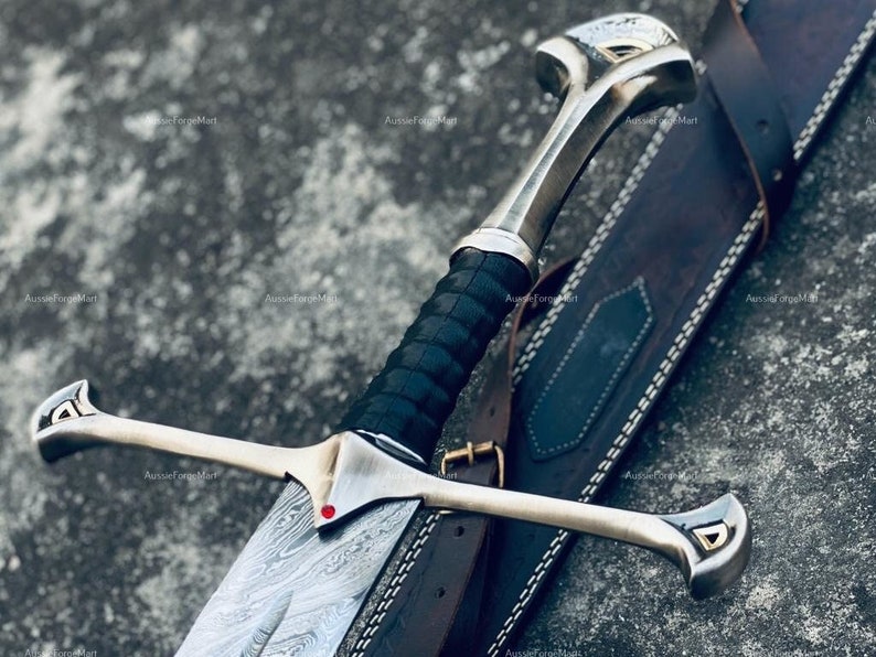 ANDURIL Sword of Strider, Custom Engraved Sword, LOTR Sword, Lord of ...