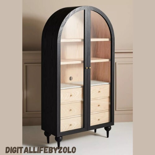 Wooden Storage Cabinet Home Organization Versatile Cabinet Space-saving ...