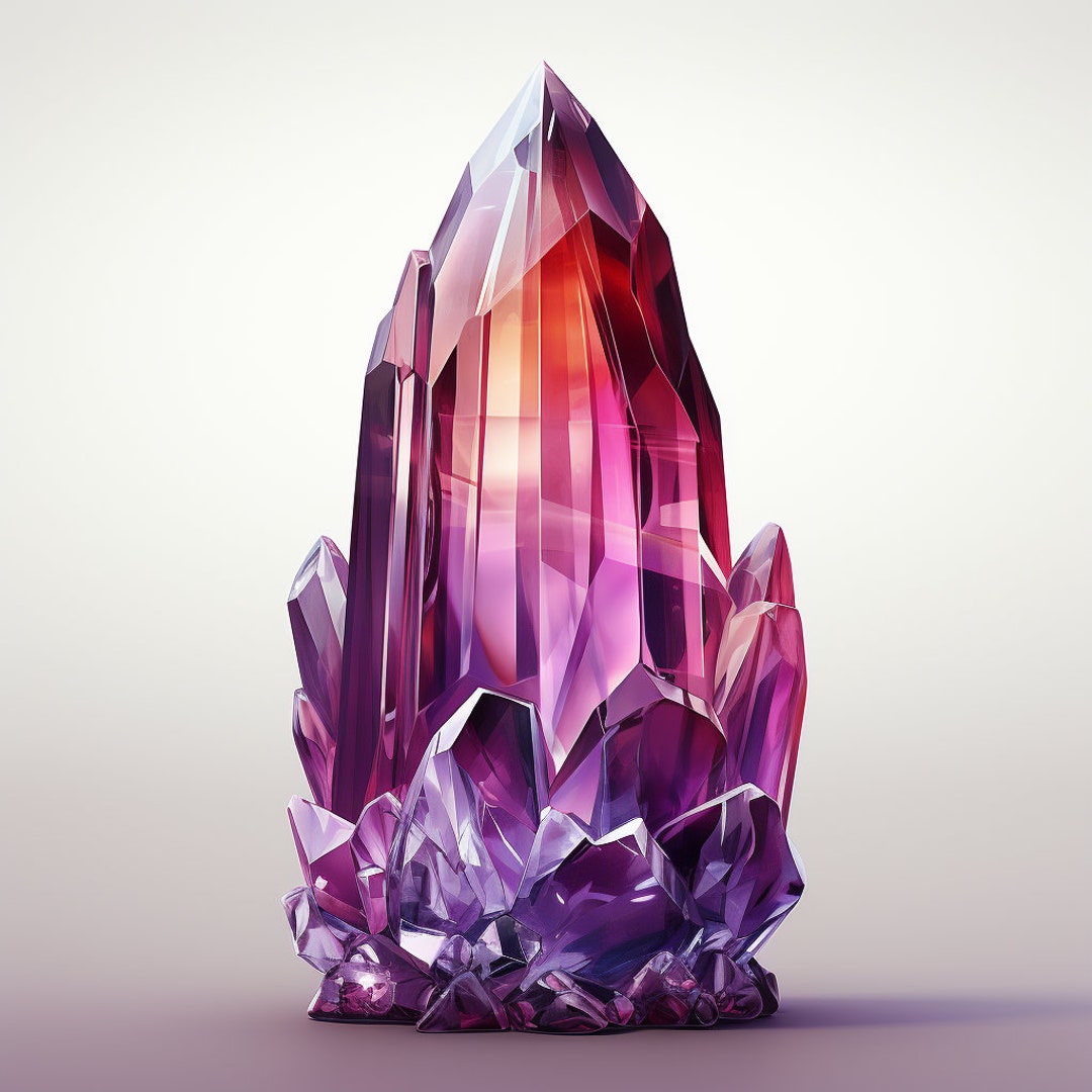 Dazzling Gemstone Clip Art Collection Vibrant Crystal Digital Images ...