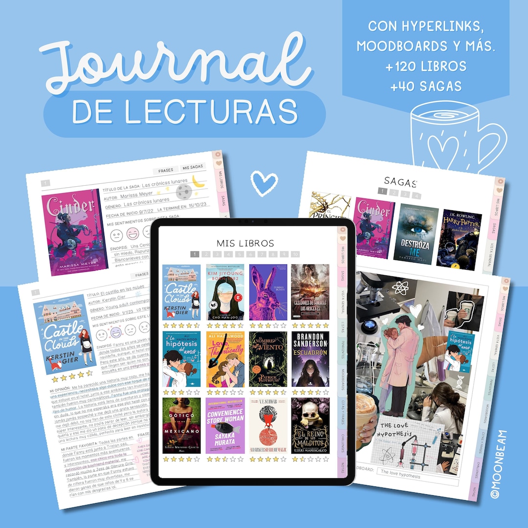 Diario/Journal de Lecturas Digital Para Libros en Español Reading ...