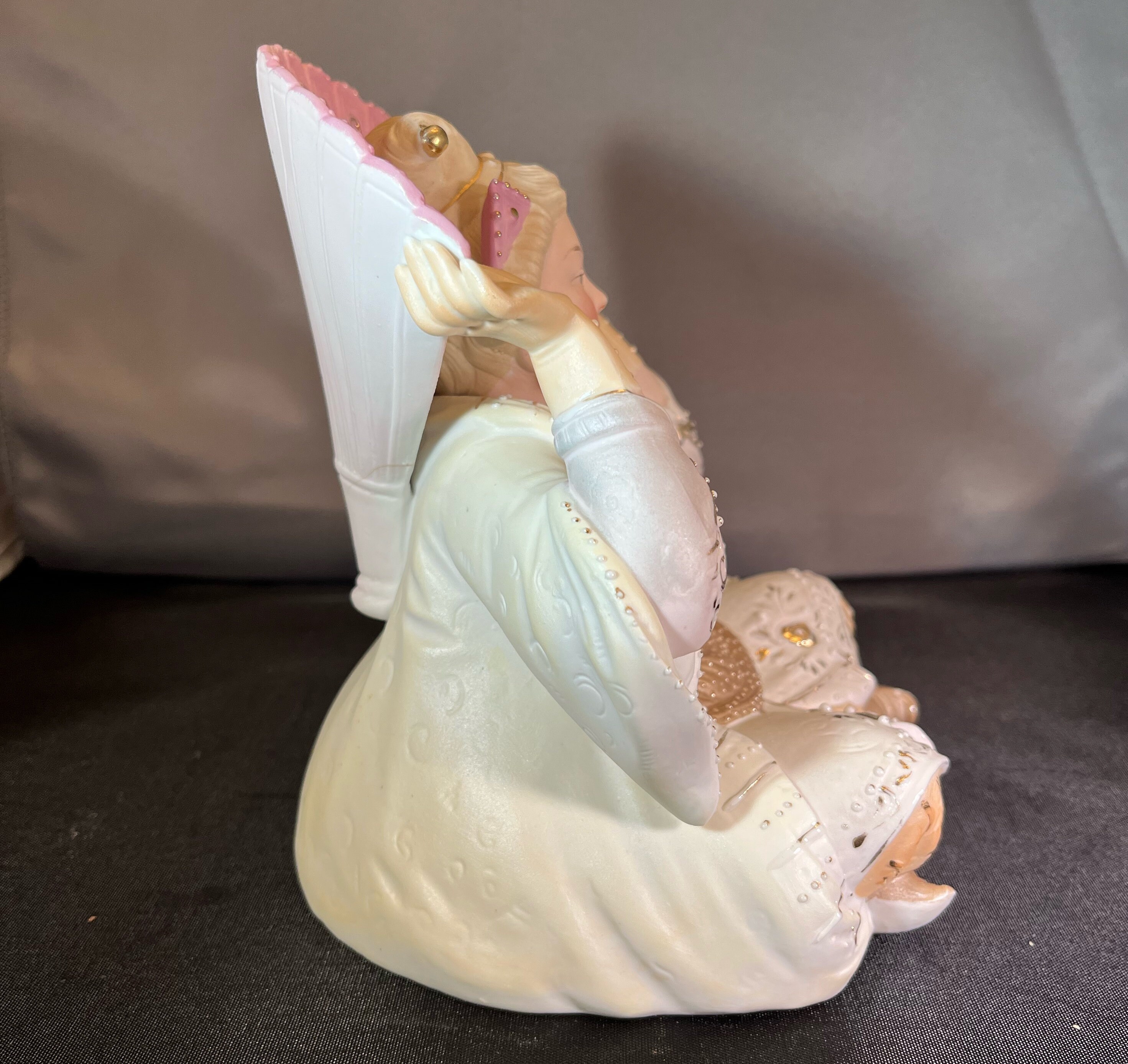 Meissen Antique German Porcelain Nodder Adorned Lady Statue - Etsy