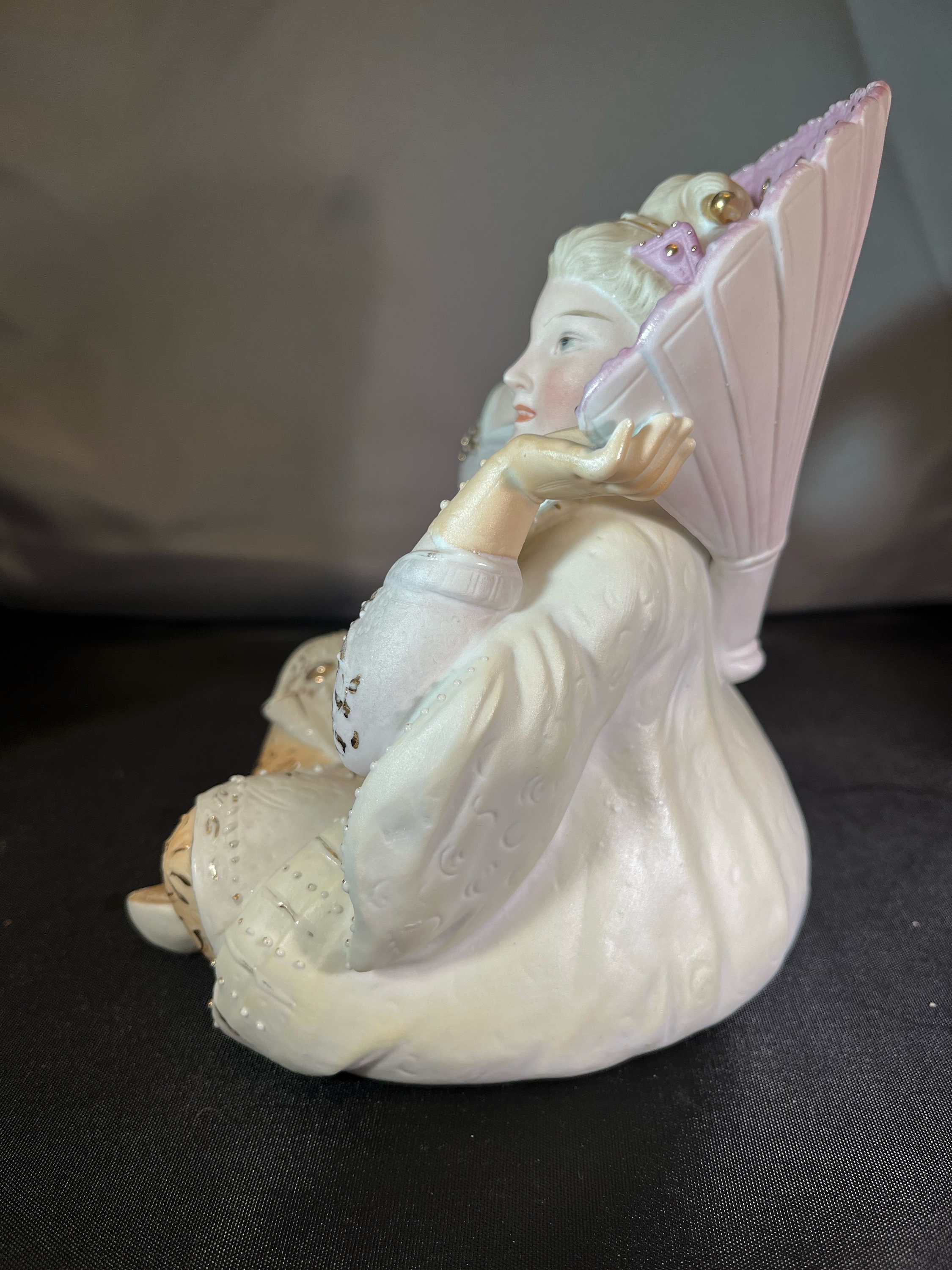 Meissen Antique German Porcelain Nodder Adorned Lady Statue - Etsy Canada