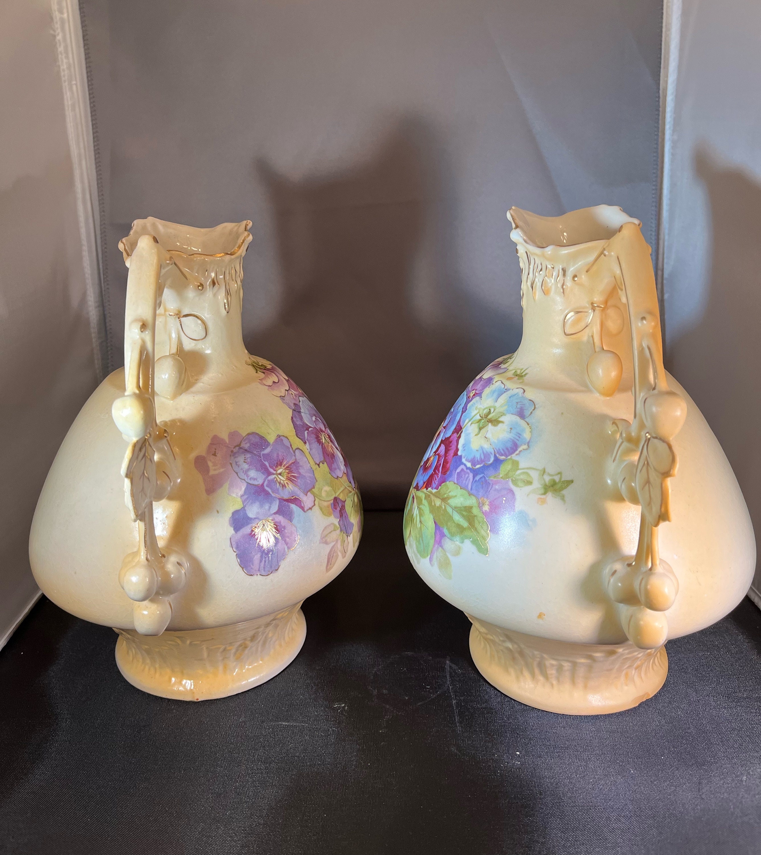 Art Nouveau Austrian Pitcher Vase - Etsy