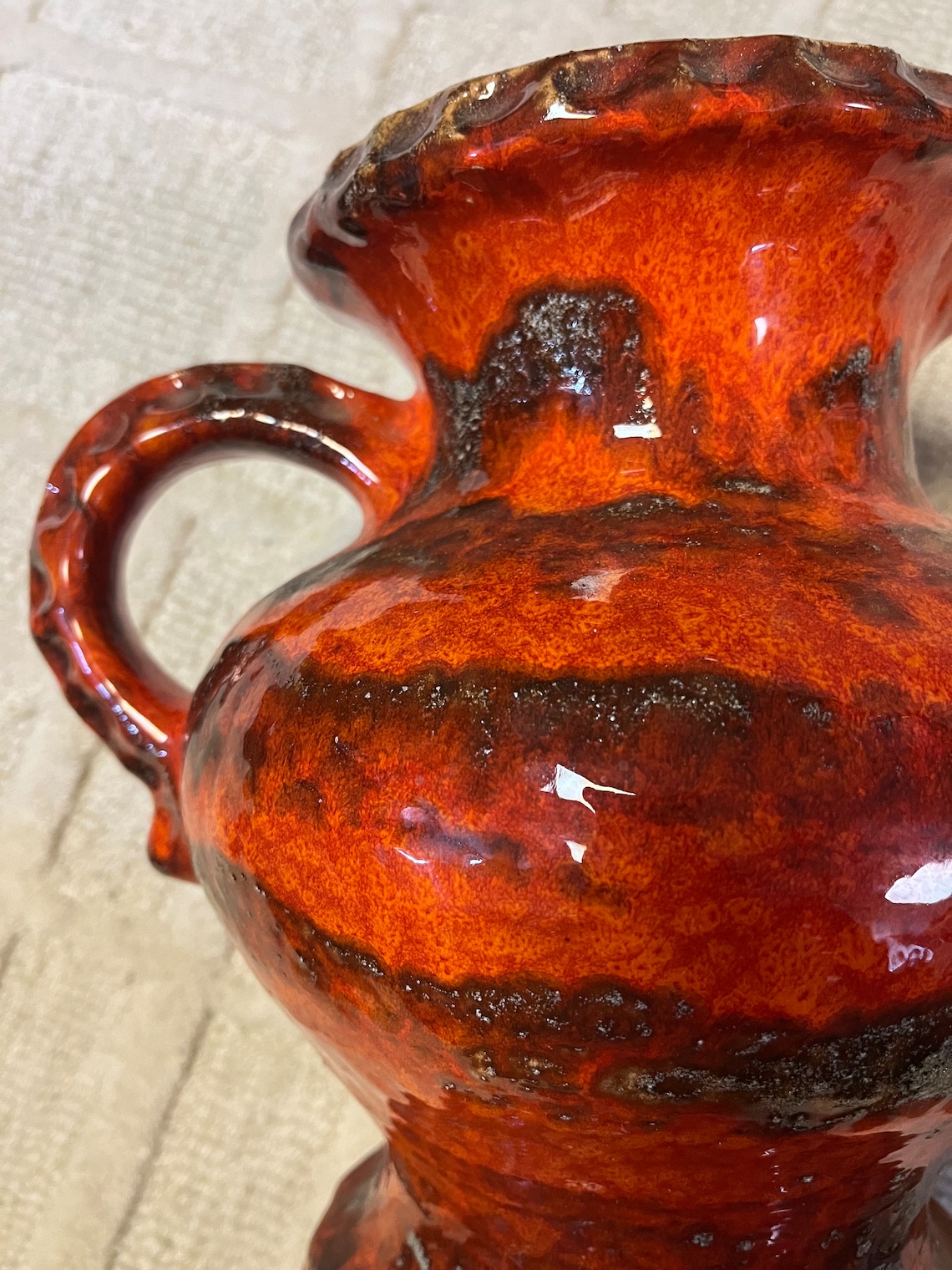 Fat Lava Pitcher Very Large West German Carstens Tönnieshof Pottery - Etsy