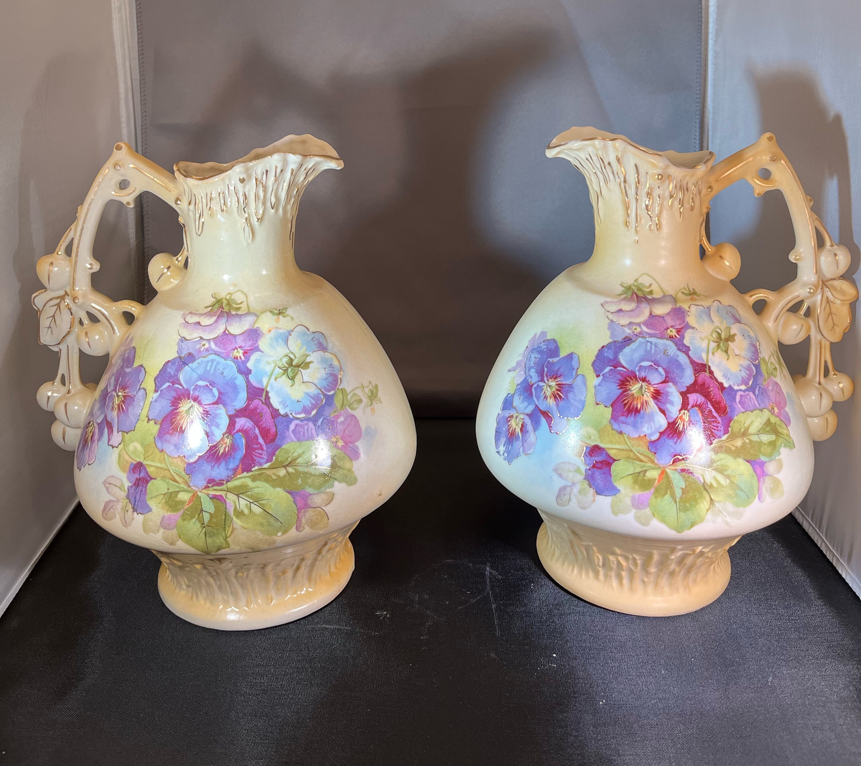 Art Nouveau Austrian Pitcher Vase - Etsy