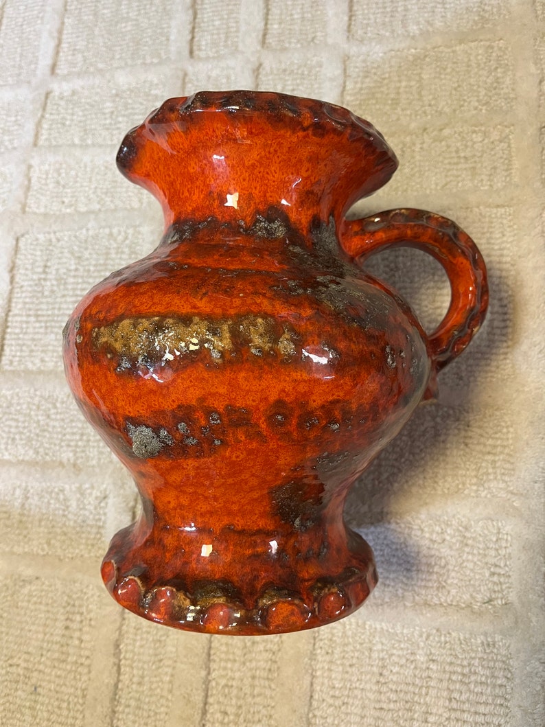 Fat Lava Pitcher Very Large West German Carstens Tönnieshof Pottery - Etsy
