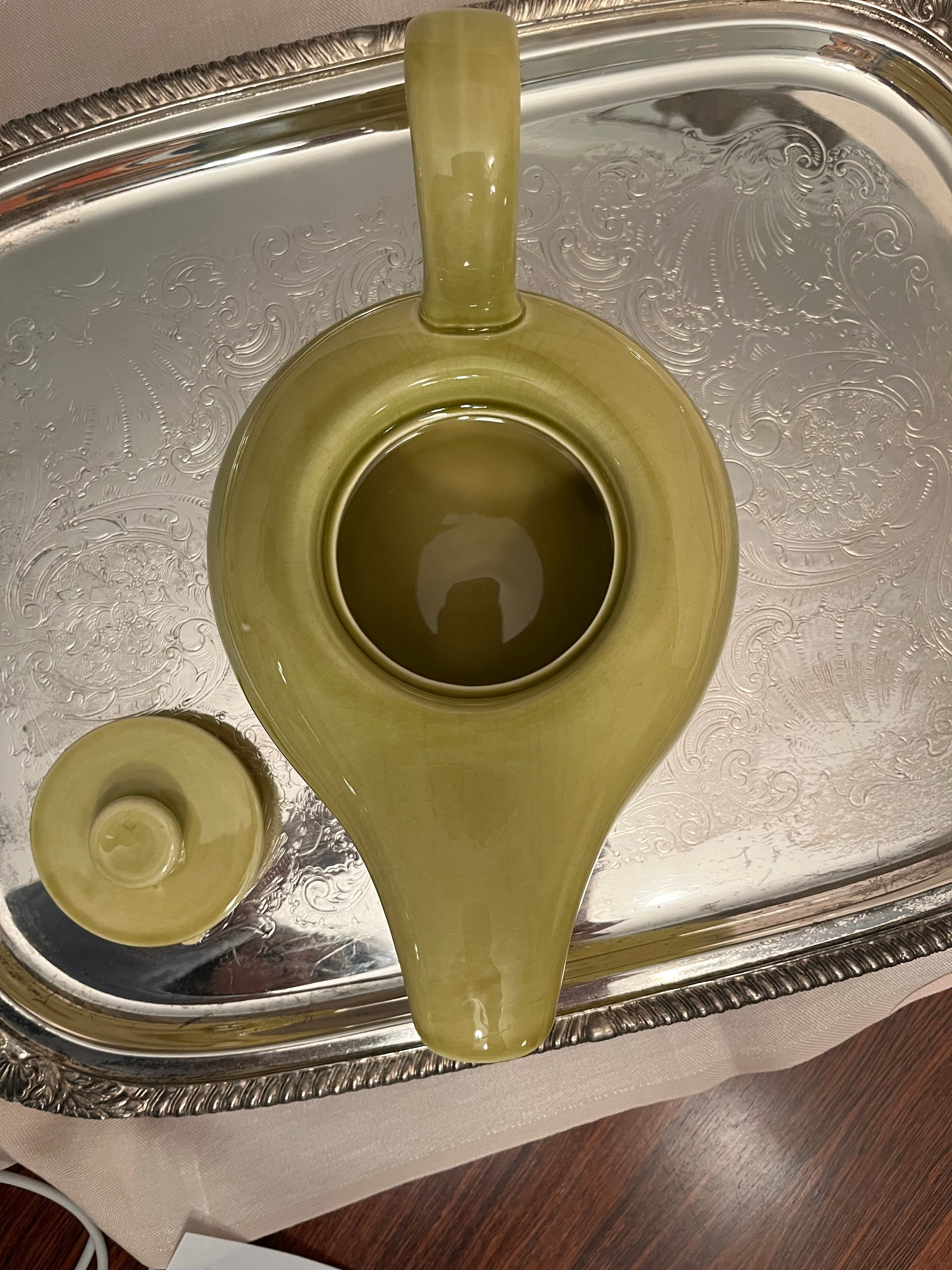 Russel Wright Chartreus Mid-century Modern Teapot - Etsy