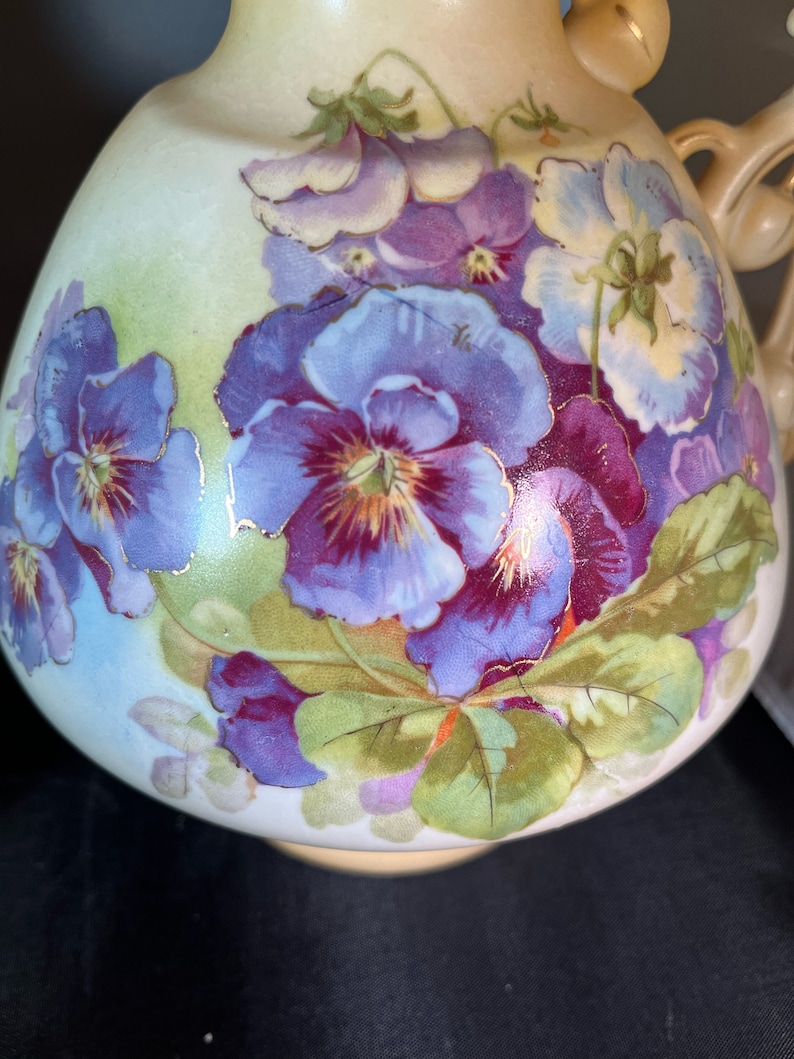 Art Nouveau Austrian Pitcher Vase - Etsy