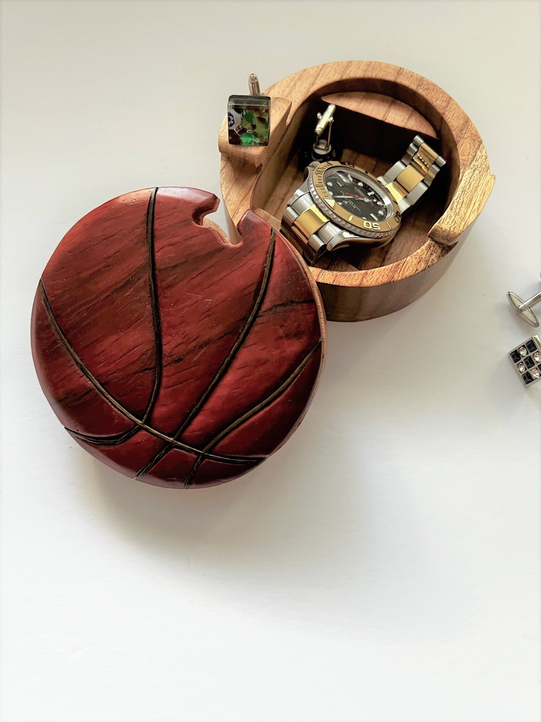 Basketball Puzzle Box/ Wooden Puzzle Box/ Made of Wood - Etsy