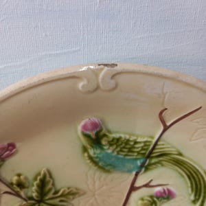 Set of 3 Different Barbotine Plates Salins Faience Majolica French ...