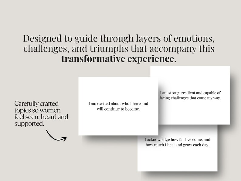 Affirmation Cards for Women Navigating Divorce and Coparenting ...