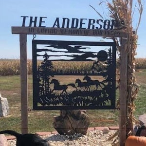 Custom Metal Driveway Signs - Etsy