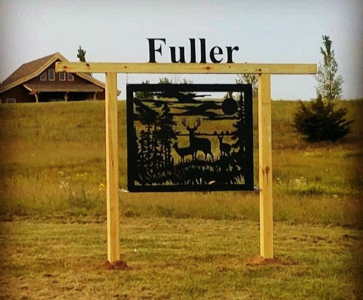 Custom Metal Driveway Signs - Etsy