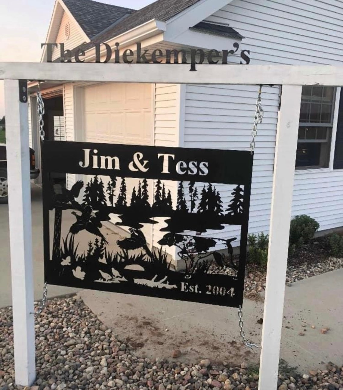 Custom Metal Driveway Signs - Etsy