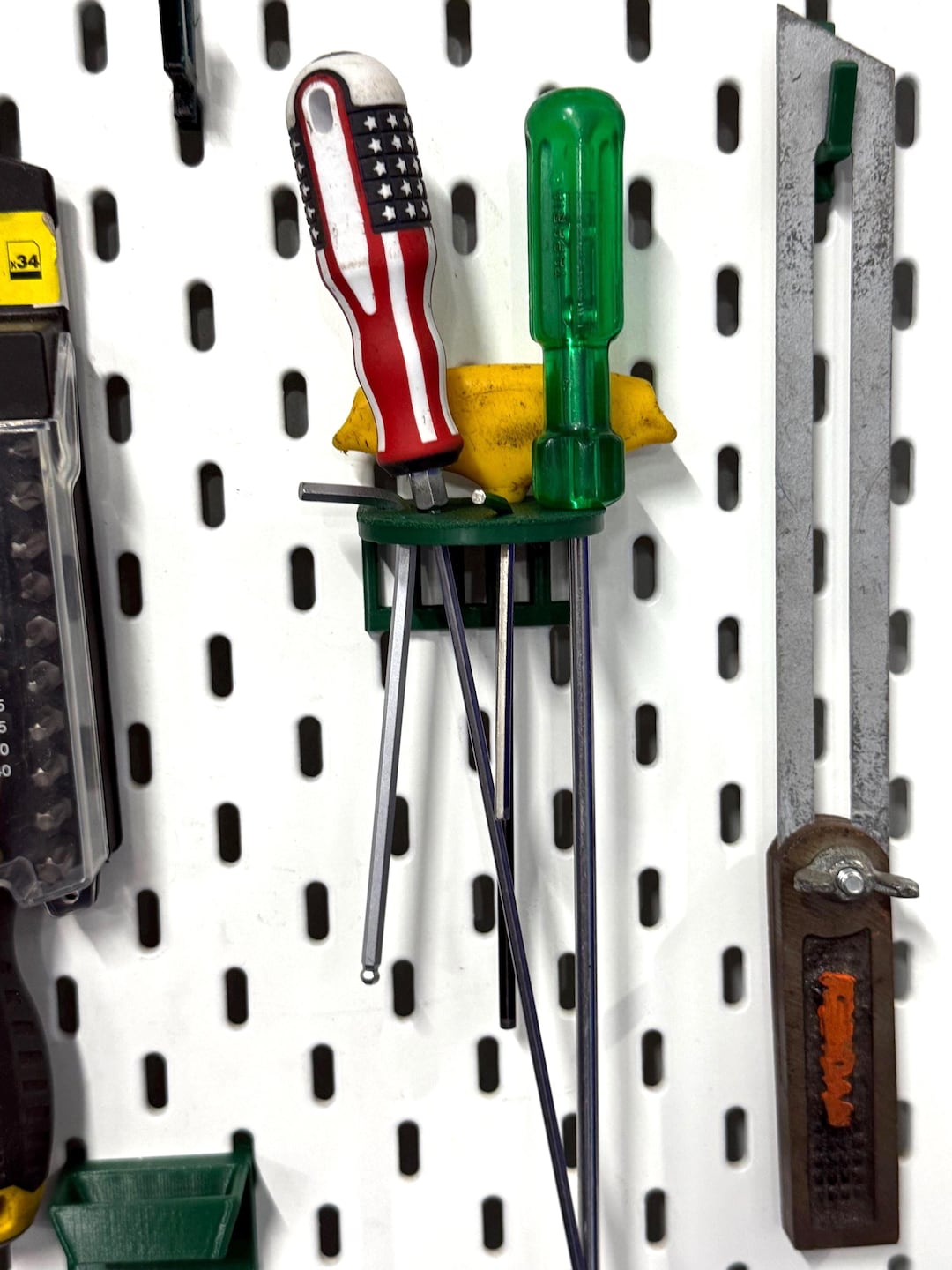 Skadis Pegboard Screwdriver Holder - Organize Your Tools! - Etsy