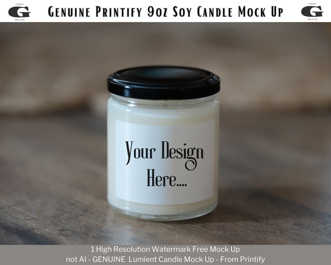 Printify Candle Mockup Aesthetic Soy Candle Mockup Digital Download ...