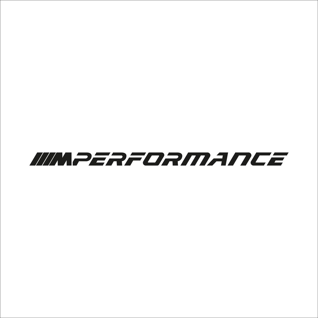 Set of BMW Mperformance Stickers - Etsy