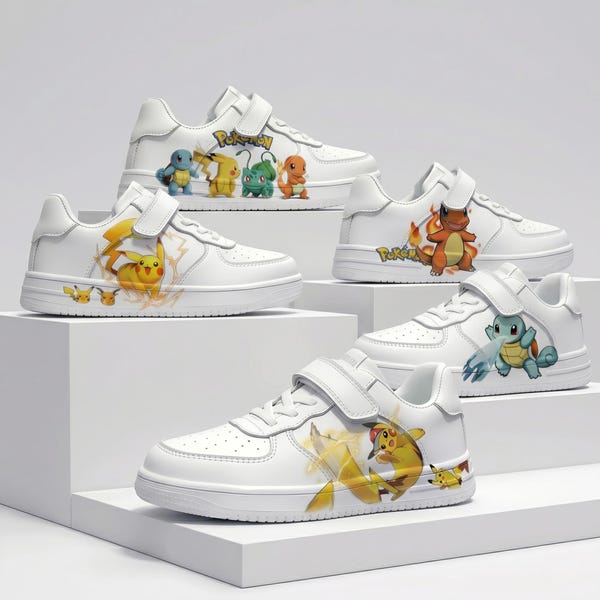 Custom Pokémons Sneakers - Etsy
