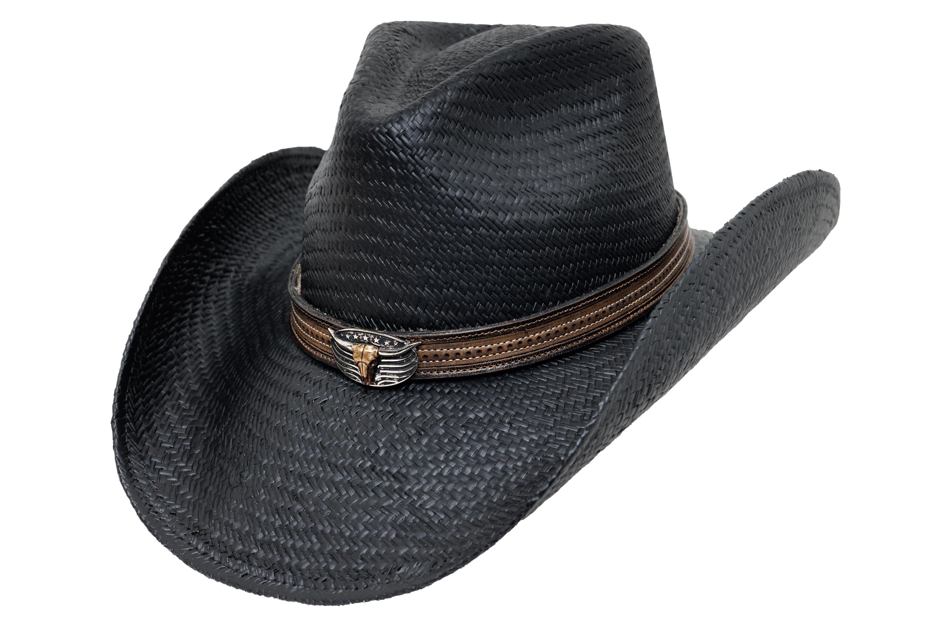 Cowboy Straw Hat Cowgirl Hat Black Cowboy Hat Western Hat tnt Austin ...