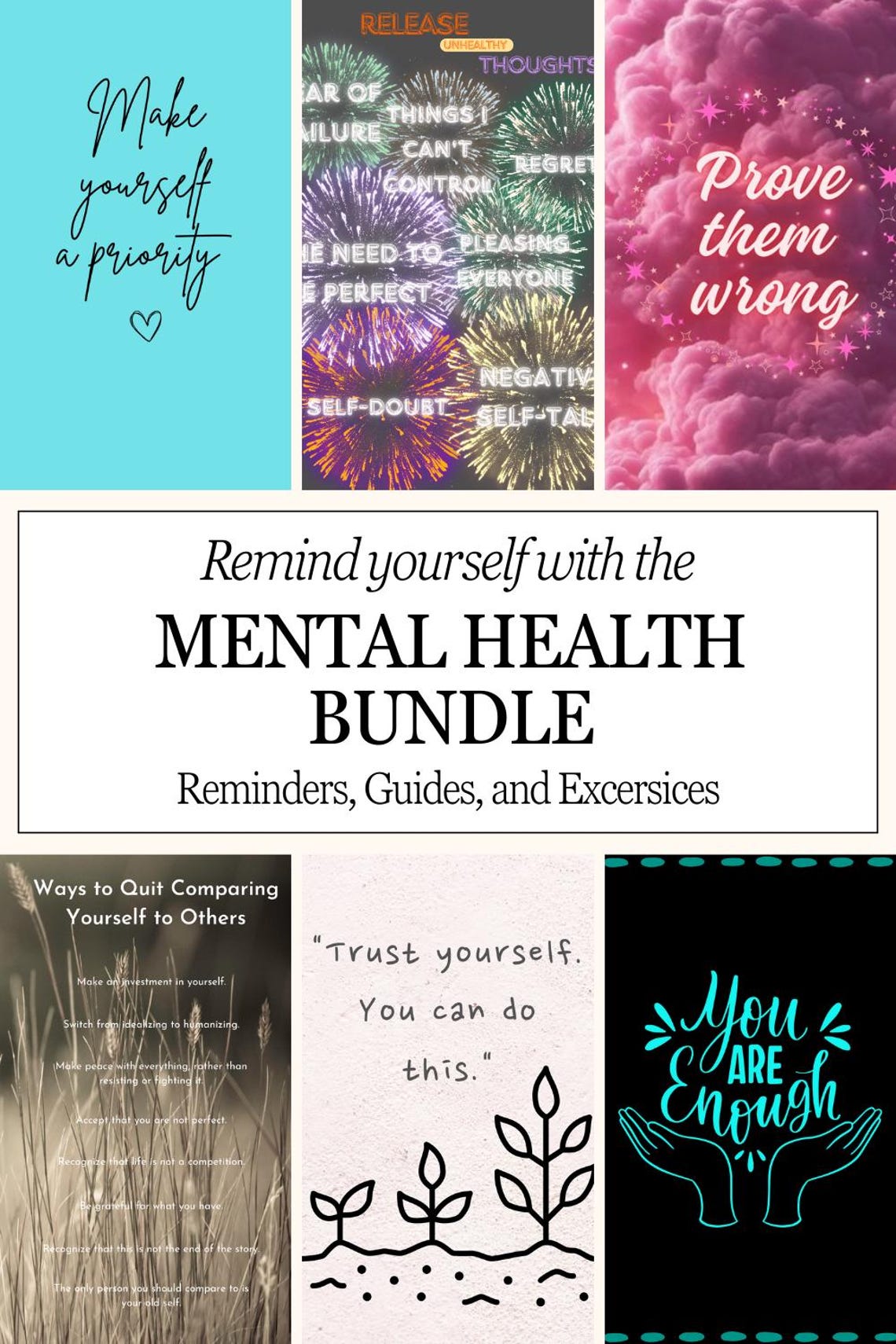 Ultimate Mental Wellness Bundle: Affirmations, Guides, Exercises ...