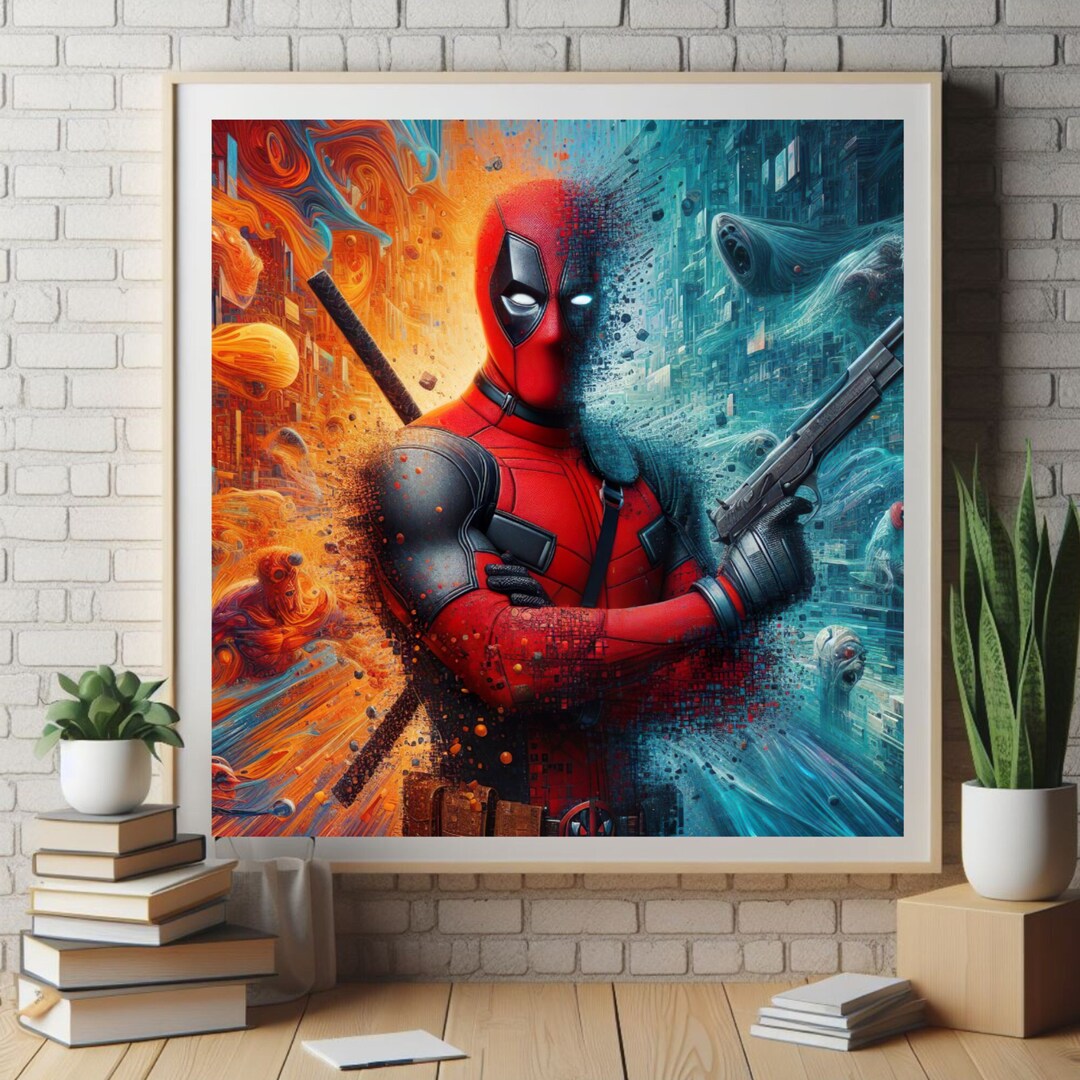 Comic Book Charakters, Superhero Poster Print, Printable Wall Art ...