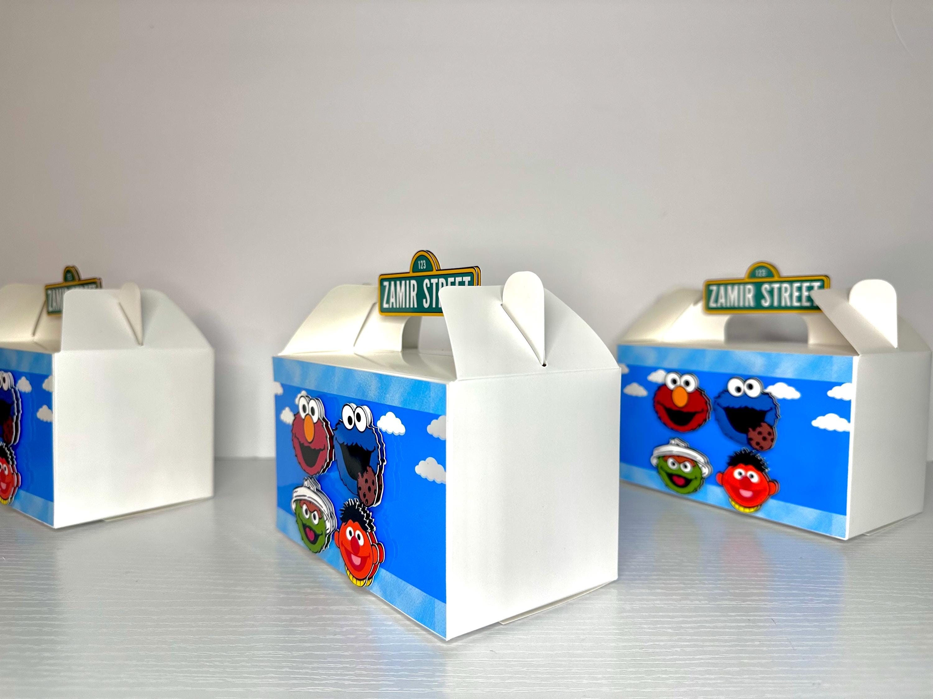 Elmo Favor Boxes, Sesame Street Treat Boxes, 3-D Gable Boxes - Etsy