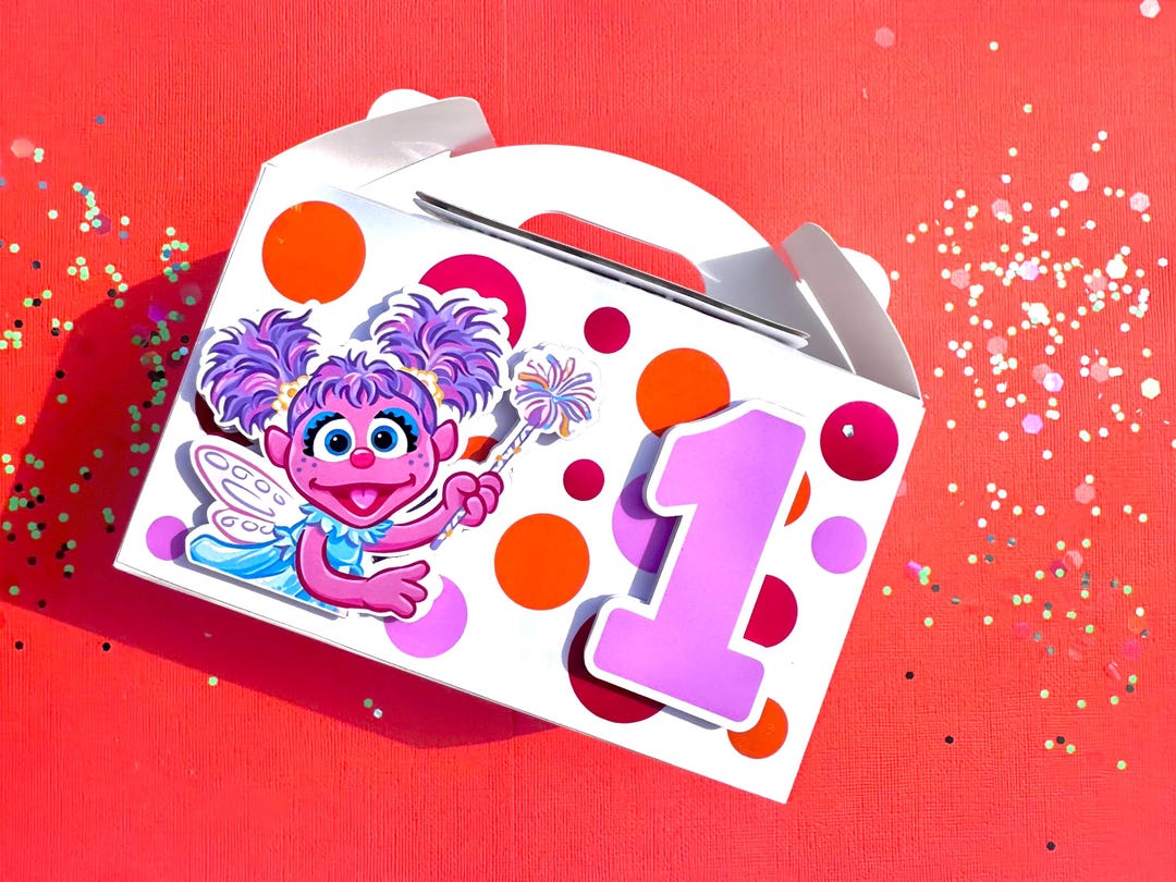 Abby Cadabby Favor Boxes, Sesame Street Treat Boxes, 3-D Gable Boxes - Etsy