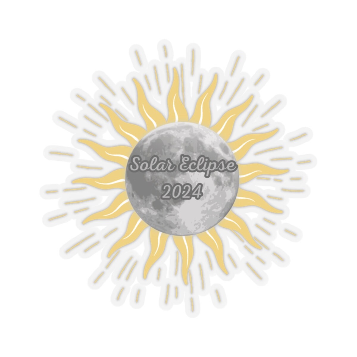 2024 Solar Eclipse Sticker Moon Eclipse Sun 2024 Solar Eclipse Sticker Memory Book 2024 Solar ...